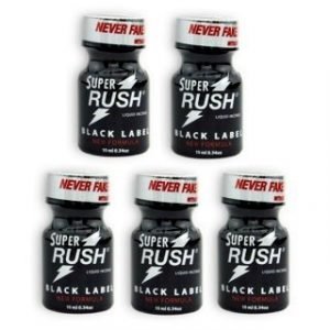 Super Rush Black Label 10ml (Bulk Pack) - USA Poppers